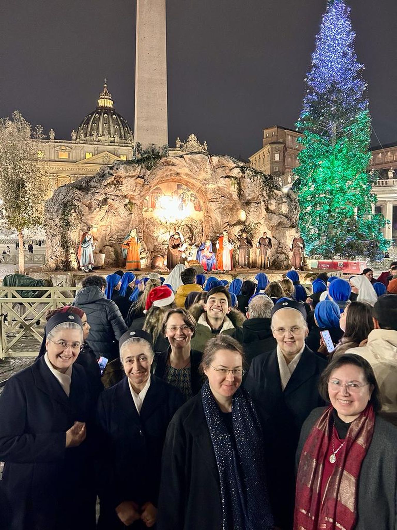Sisters of Mary make a pilgrimage to the first Christmas nativity scene ...